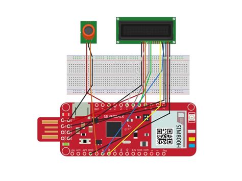 Integration Of Surilli Gsm With Mq2 Sensor And 16x2 Lcd