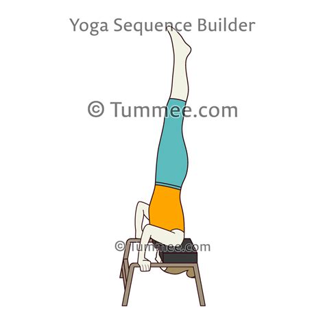 Headstand Pose On Bench Sirsasana On Bench Variations 97 Variations Of Headstand Pose On