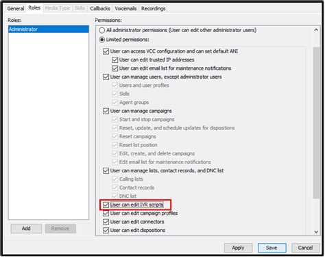 Administrator Creating Removing And Duplicating An Ivr Script And