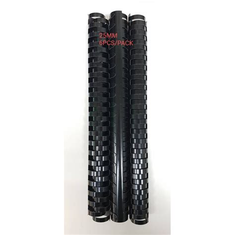 Black Binding Comb 25mm 6pcs Pack Shopee Malaysia