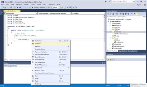 Views In Aspnet Mvc Application And Razor Dot Net Odyssey