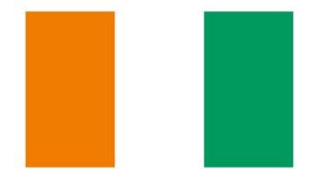 Premium Vector Ivory Coast Flag With Original Color