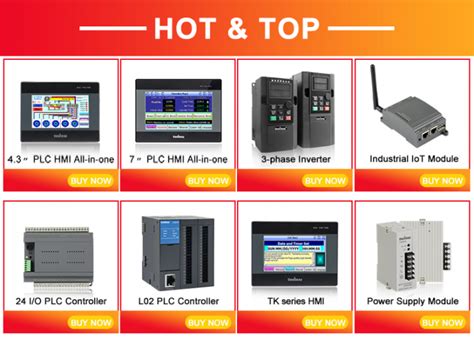 Coolmay Modbus HMI Programmable Controller With K Colors Resistive Touch Screen