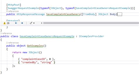 make request example for jobject paramater of post call · issue 45 · mattfrear swashbuckle