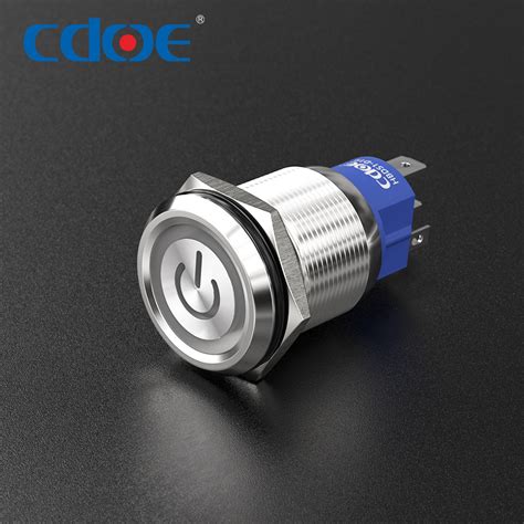 Metal 10a Push Button Switches Hbds1 D19c D22c Series Cdoe Pushbutton