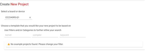 cc2340r5 q1 how to create project in ccs for q1 variant bluetooth