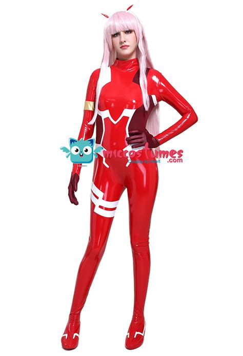 Darling In The Franxx Zero Two Code 002 Plugsuit Jumpsuit Cosplay Costume Cosplay Shop