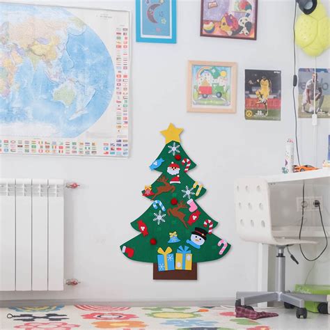 Diy Voelde Kerstboom Jaar Kinderen Speelgoed Kunst Vicedeal