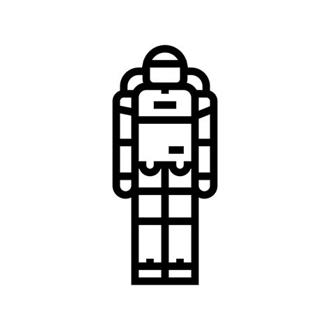 Science Robot Line Icon Vector Illustration Vector Art At Vecteezy