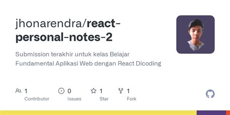 Github Jhonarendrareact Personal Notes 2 Submission Terakhir Untuk
