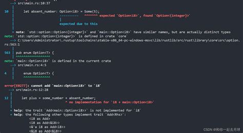 Rust中的枚举、option与match控制流:简化编程 Csdn博客 Rust中的枚举、option与match控制流:简化编程 Csdn博客