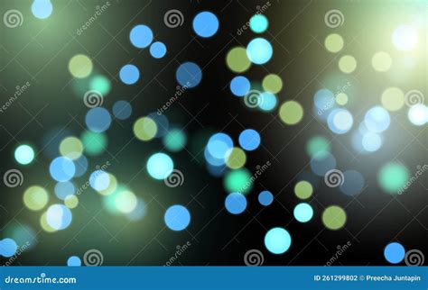 The Dark Bokeh Soft Light Abstract Background Vector Eps Stock