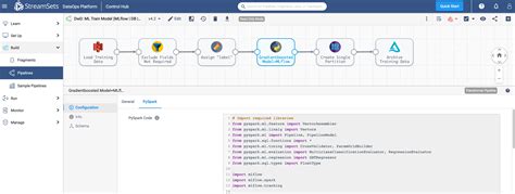 Train Ml Model And Register Experiment In Mlflow Streamsets Community