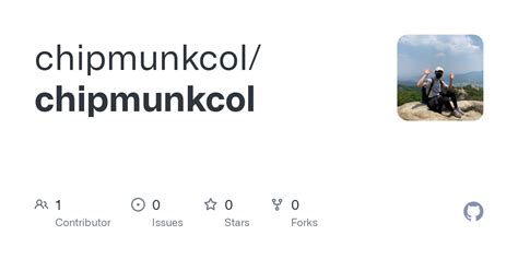Github Chipmunkcol Chipmunkcol