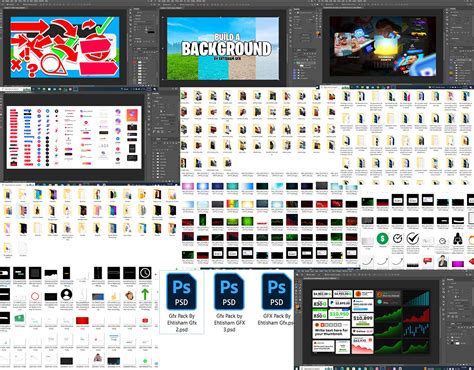 Thumbnail Pack Gfx Pack Design Pack Free Download Behance