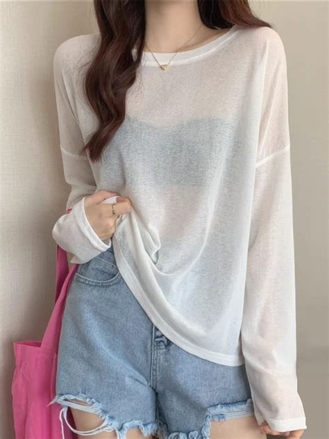 Лонгслив Женский белый Длинный размер 40 46 Полиэстер оверсайз Однотонный рост 150 180