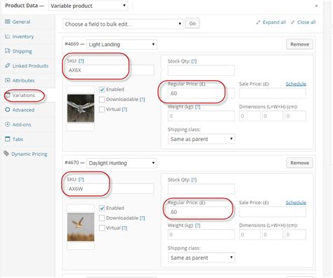 How To Add Variable Products To The Shop Zen Pages
