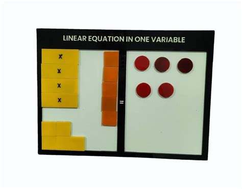 Linear Equation In 1 Variable Upper Primary Maths Kit Material Wooden