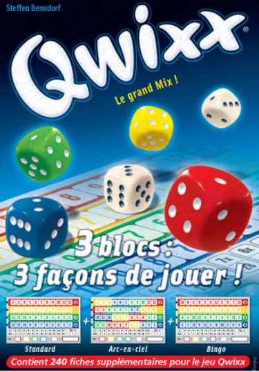 Qwixx Blocs Passion Du Jeu
