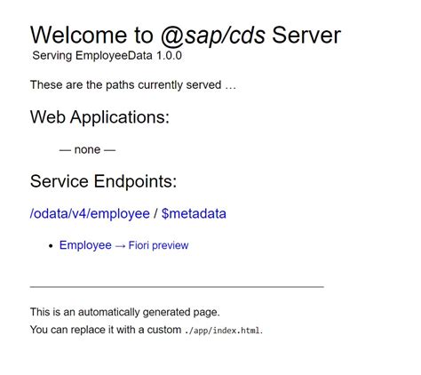 Create A Capm Application And Deploy To Cloud Foun Sap Community
