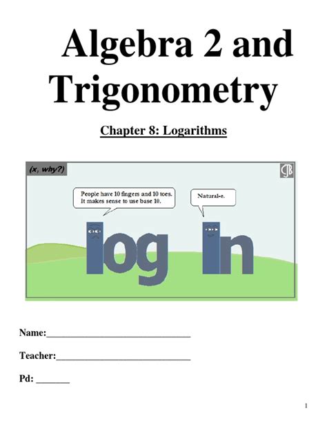 Logarithm Packet Atw 2015 Pdf Compound Interest Logarithm