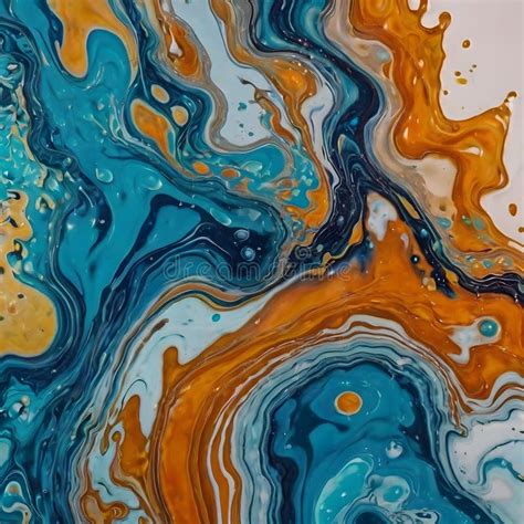 Abstract Fluid Art Texture Backdrop With Liquid Stock Illustration Illustration Of Effect