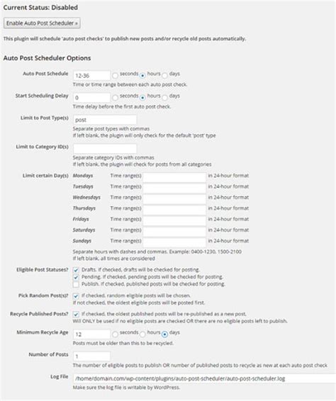 Auto Post Scheduler For Wordpress Wp Solver
