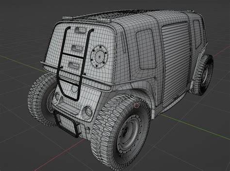 Robocar 4wd Fire Truck Self Driving Ev Offroad Vehicle 3d Model Cgtrader