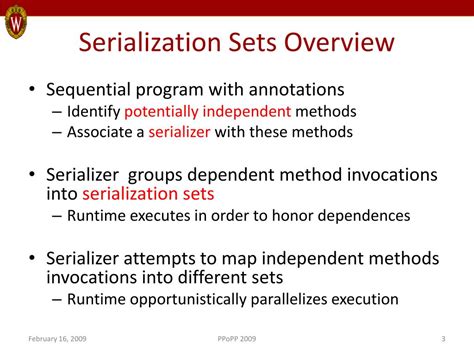Ppt Serialization Sets A Dynamic Dependence Based Parallel Execution
