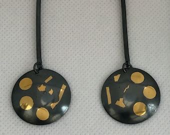 Keum Boo Earrings Etsy