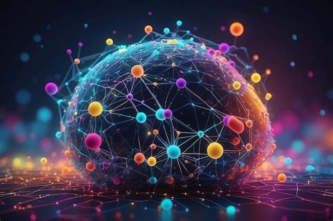 Premium Photo Abstract Neural Network 3d Illustration Big Data