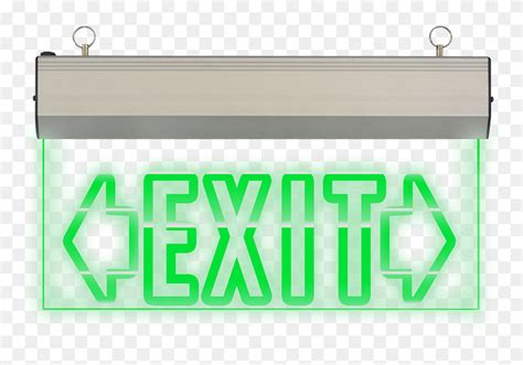 Led Exit Sign Double Arrow Parallel HD Png Download X PinPng