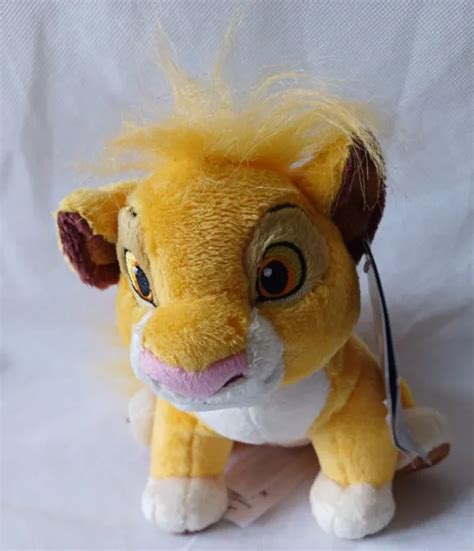 Disney Store Young Simba Cub Soft Plush Stuffed Toy Small 7 Teddy Beanie £10 00 Picclick Uk