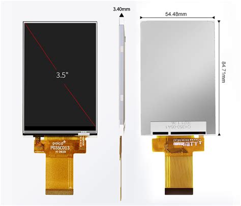 Polcd Inch MCU SPI Interface ILI TFT LCD Screen With Resistive Touch Panel