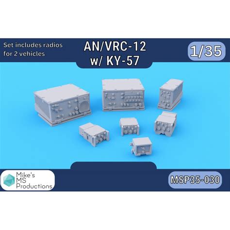 1 35 An Vrc 110 Radio Set Mikes Ms Productions