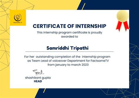 samriddhi tripathi on linkedin connections share factsometv intership