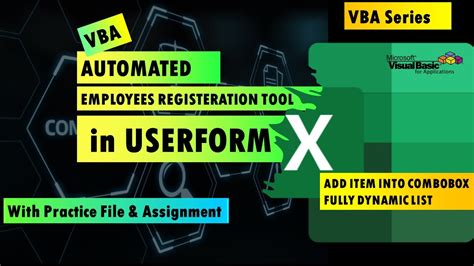 create employee registration tools in vba userform levelupexcelskill vbauserform youtube