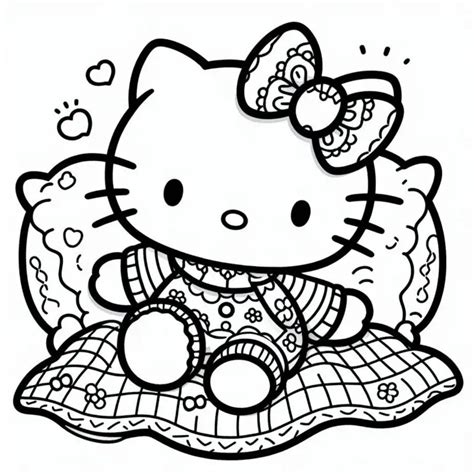 42 Desenhos Hello Kitty Para Colorir E Imprimir Pdf