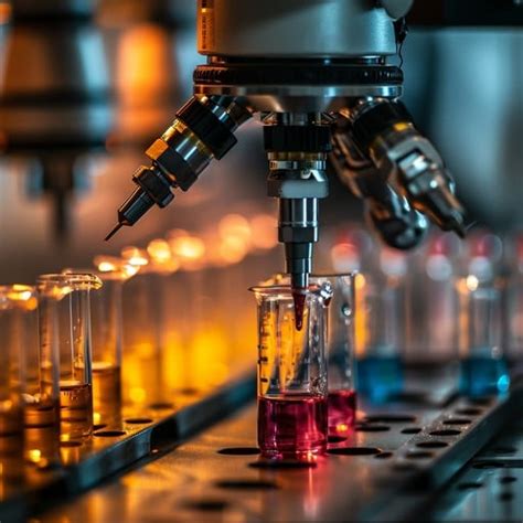 free automated lab process image download at stockcake