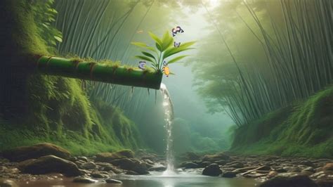 마법 같은 대나무 물소리 깊은 숙면과 완벽한 휴식을 위한 최고의 소리 Youtube