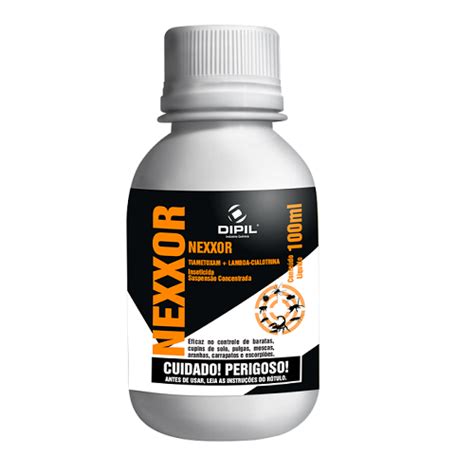 Nexxor 100 Ml Dipil Inceticida Para Barata Cupim Pulga Mosca Escorpião Aranha E Carrapato