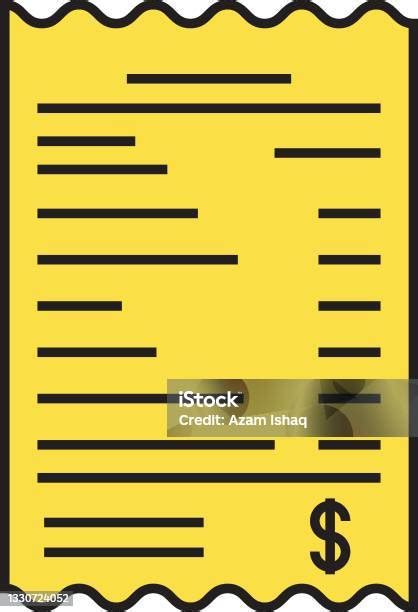 지불 영수증 벡터 색상 아이콘 디자인 소매 점 장비 기호 슈퍼마켓 비품 기호 식료품 점 용품 재고 일러스트레이션 송장 또는 청구서 개념 계산원에 대한 스톡 벡터 아트 및