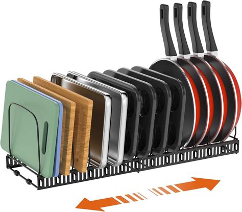 Housolution Cutting Board Organizer Rack Expandable Baking