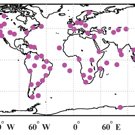 The 87 Selected Multi Gnss Experiment Mgex Stations In The Network Download Scientific