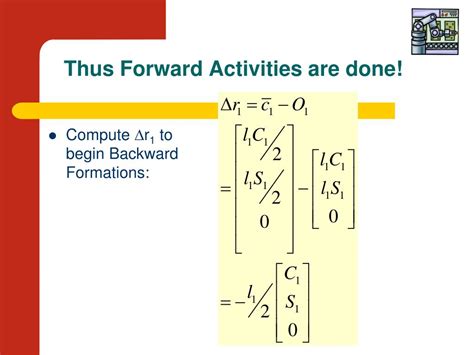 Ppt Robot Dynamics Newton Euler Recursive Approach Powerpoint