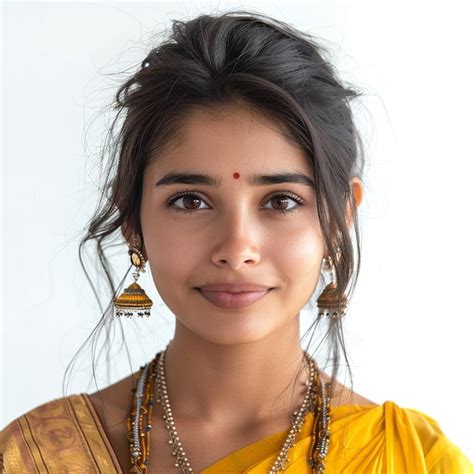 Premium Photo A Cute Happy Indian Girl