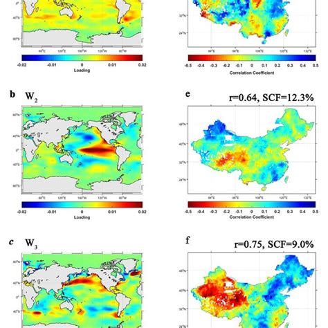 Loading Maps A C And Heterogeneous Correlation Patterns R Pdsi Sstk