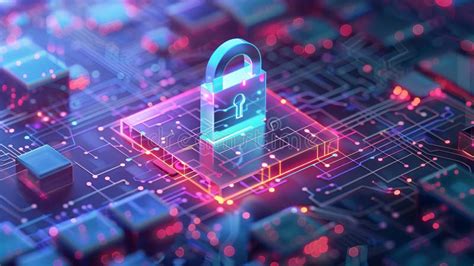 Secure Connection Symbolized By A Padlock Icon Stock Image Image Of Technology Password