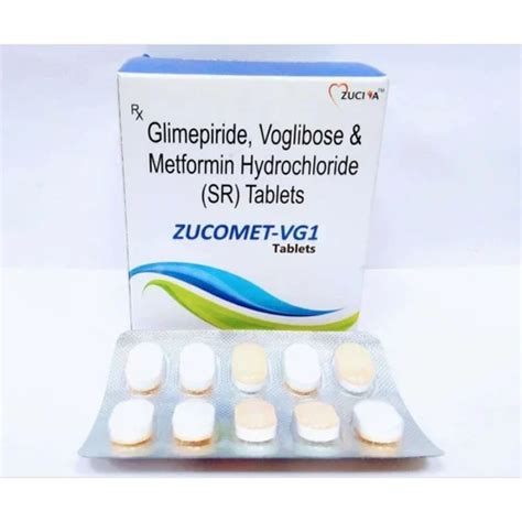 Glimepiride Voglibose Metformin Hydrochloride Tablets At ₹ 560box Genericart Tablet Sr In
