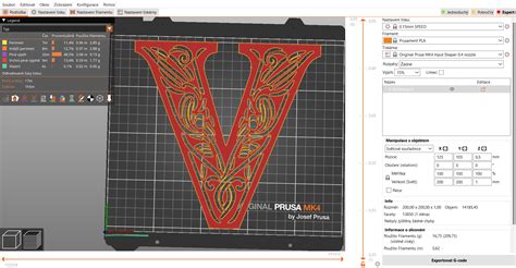 Stencil Letter V By Nina Máčová Download Free Stl Model